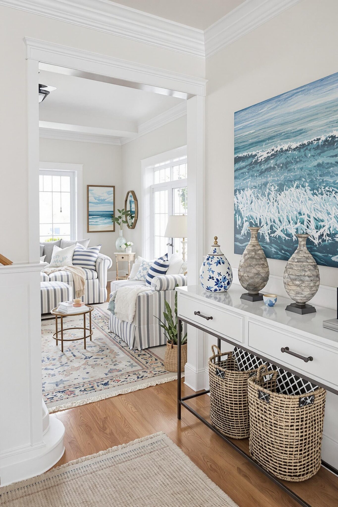25 Coastal Cape Cod Living Room Ideas