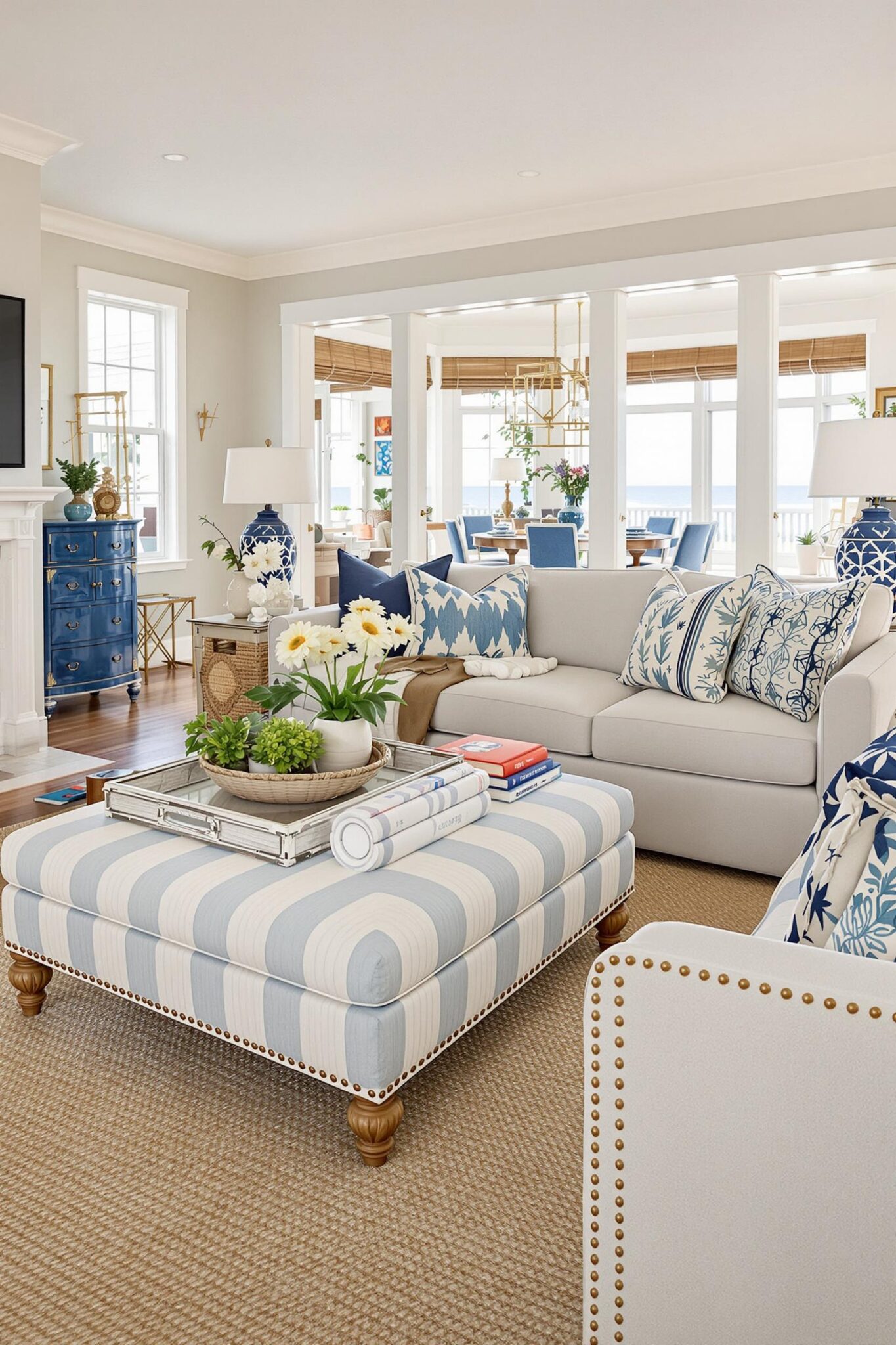 25 Coastal Cape Cod Living Room Ideas