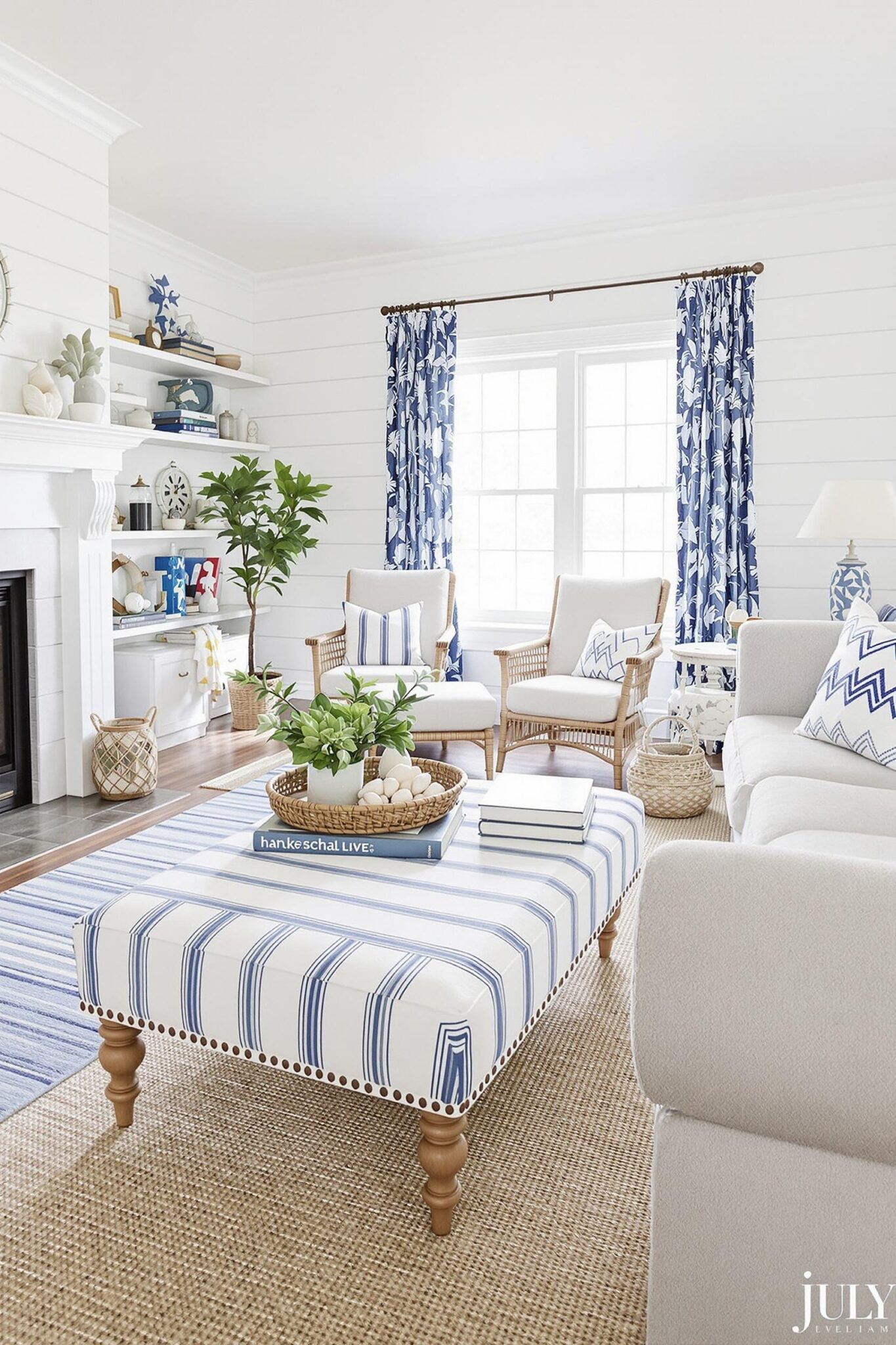 25 Coastal Cape Cod Living Room Ideas