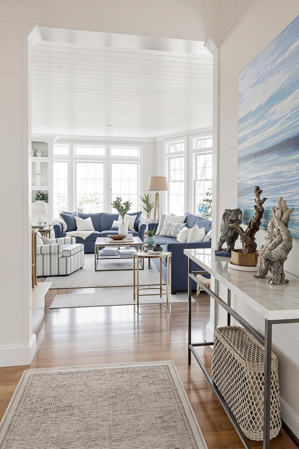 25 Coastal Cape Cod Living Room Ideas