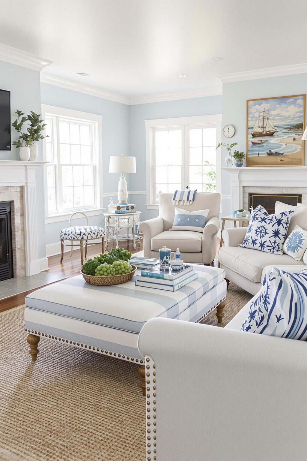 25 Coastal Cape Cod Living Room Ideas
