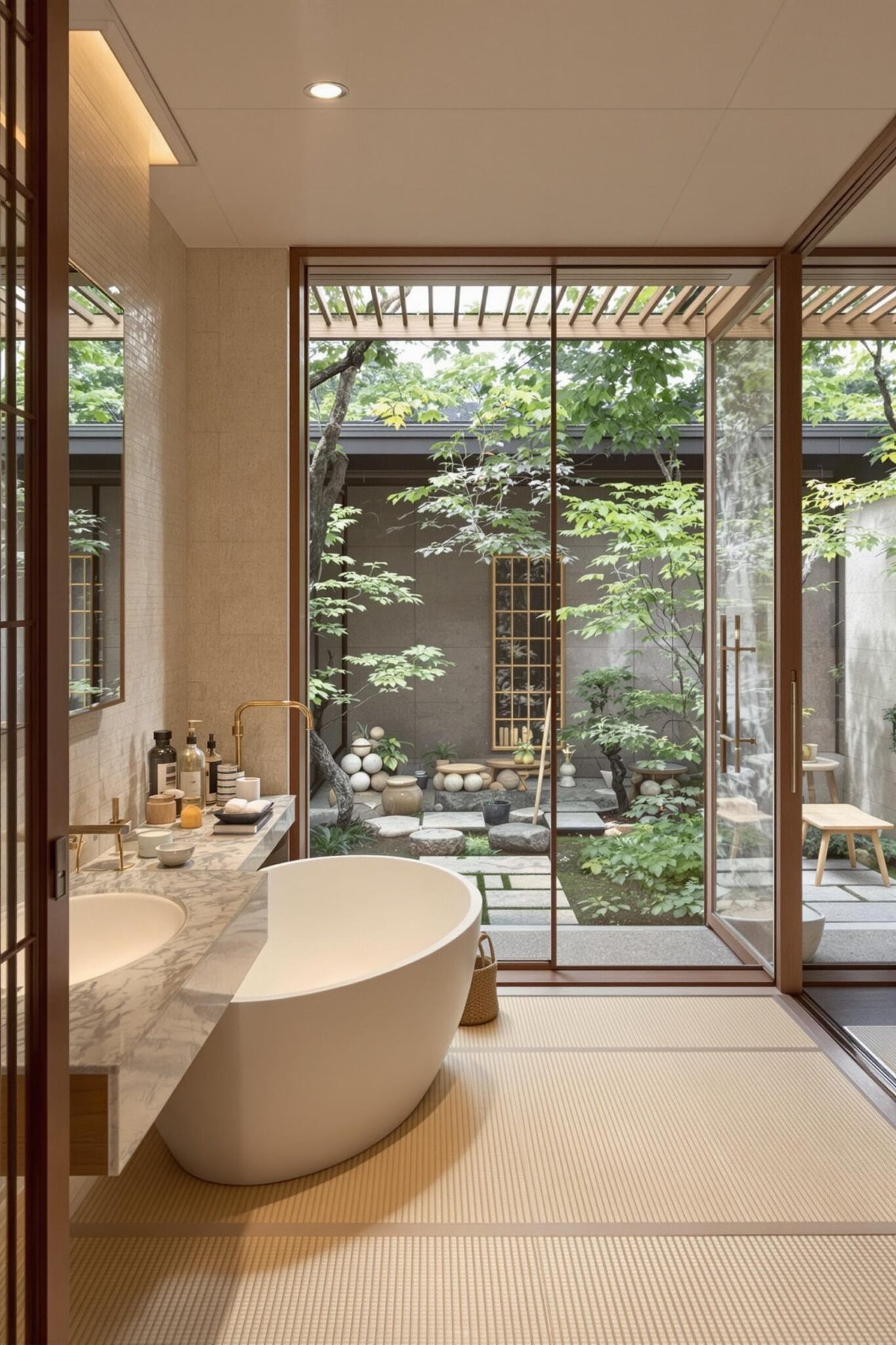 25 Stunning Japandi Bathroom Ideas To Maximize Comfort And Style