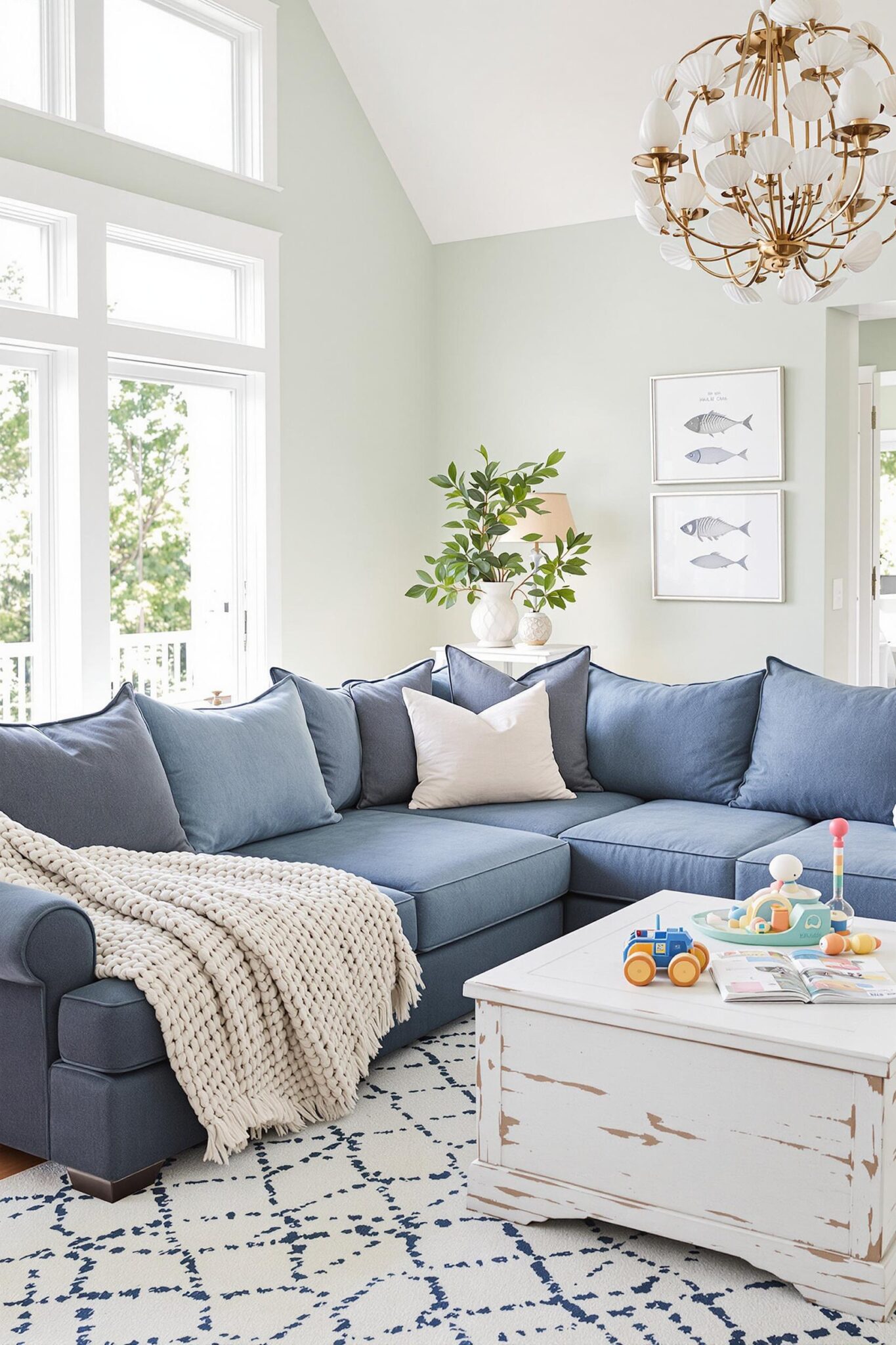 20 Coastal Couch Ideas For Beachy Living Rooms