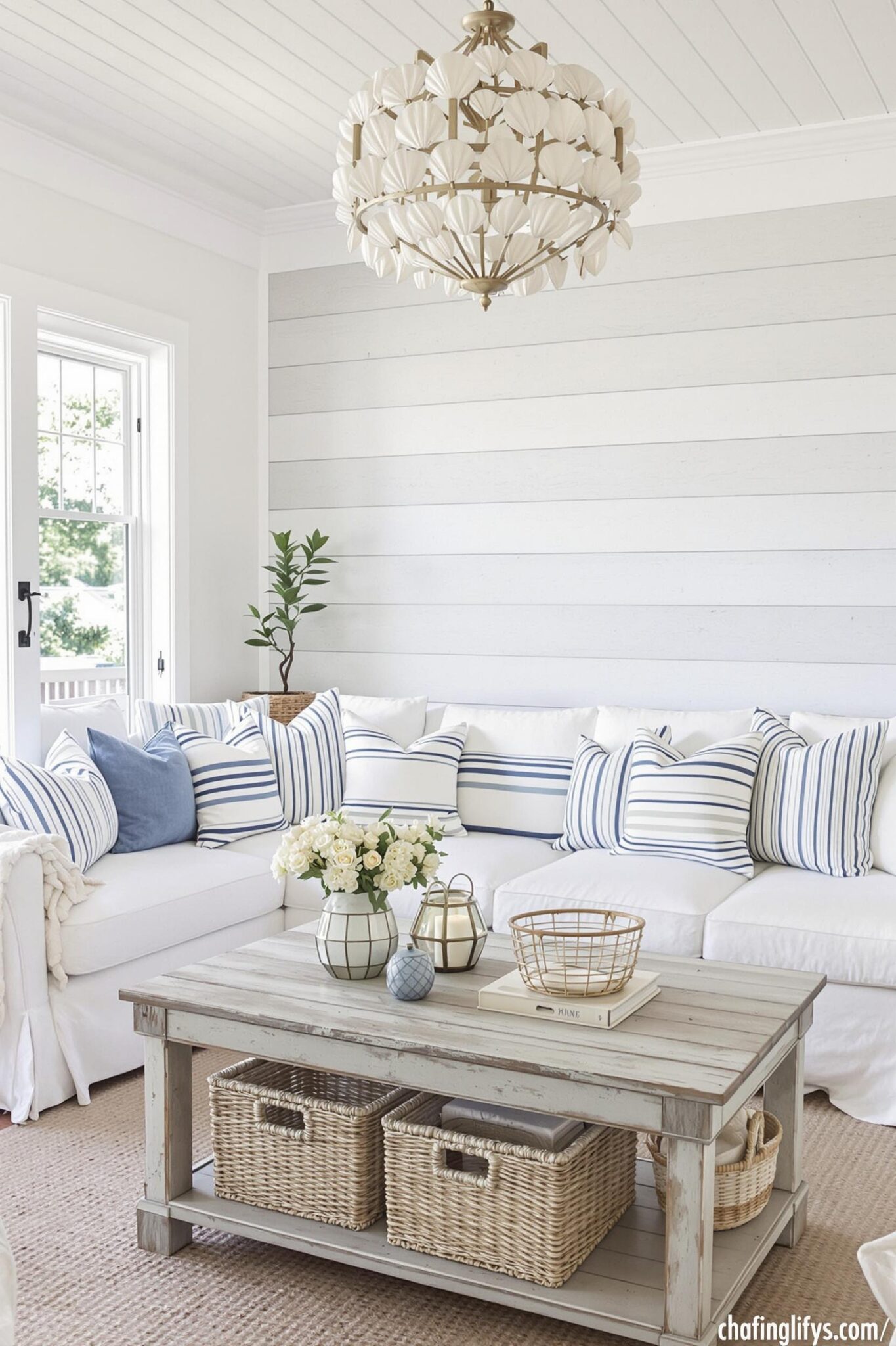 20 Coastal Couch Ideas For Beachy Living Rooms