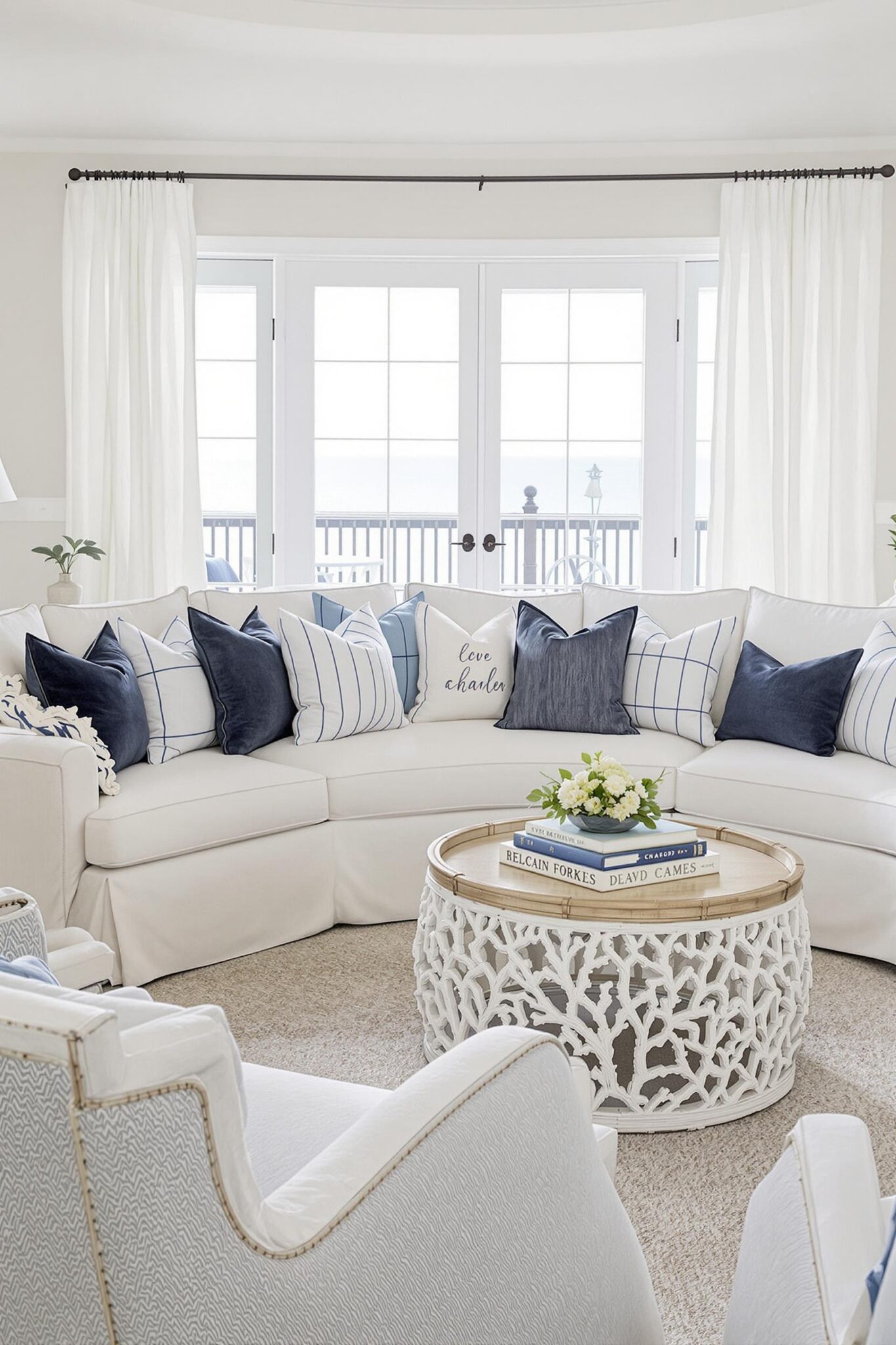 20 Coastal Couch Ideas For Beachy Living Rooms