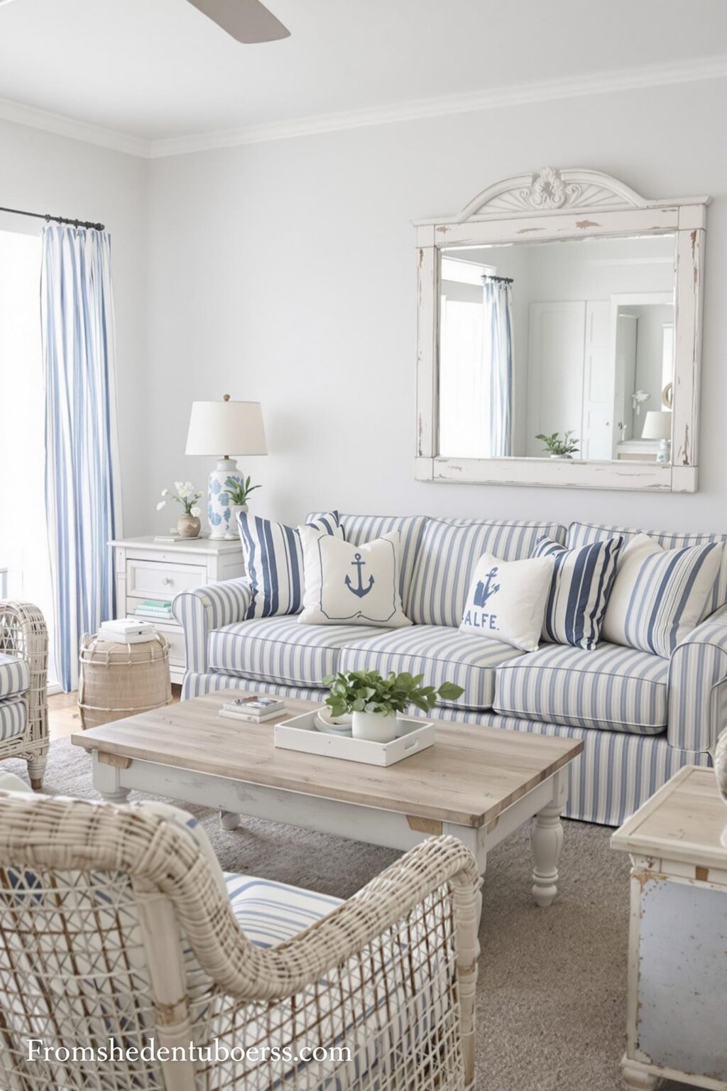 20 Coastal Couch Ideas For Beachy Living Rooms