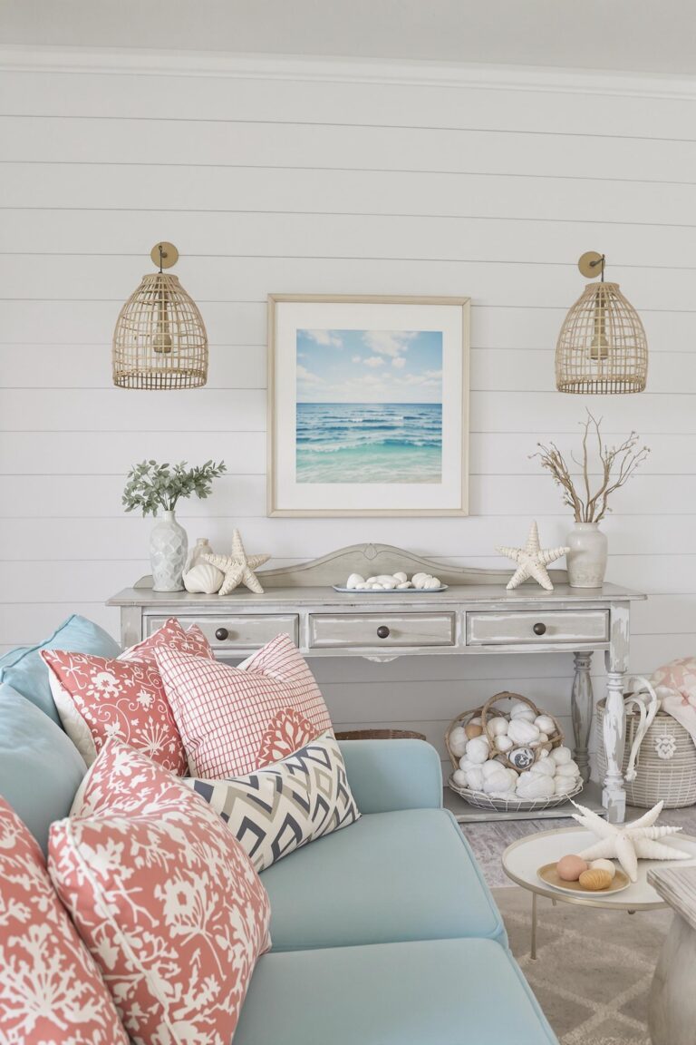 20 Coastal Couch Ideas For Beachy Living Rooms