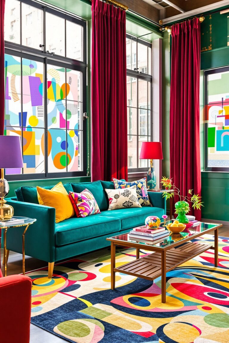 18 Bold Funky Living Room Designs To Try Now