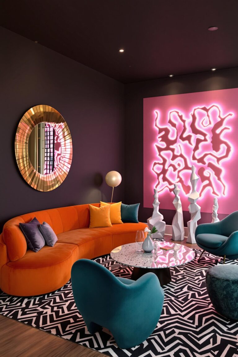 18 Bold Funky Living Room Designs To Try Now